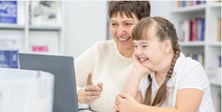 Two computer users | Libraries Ireland